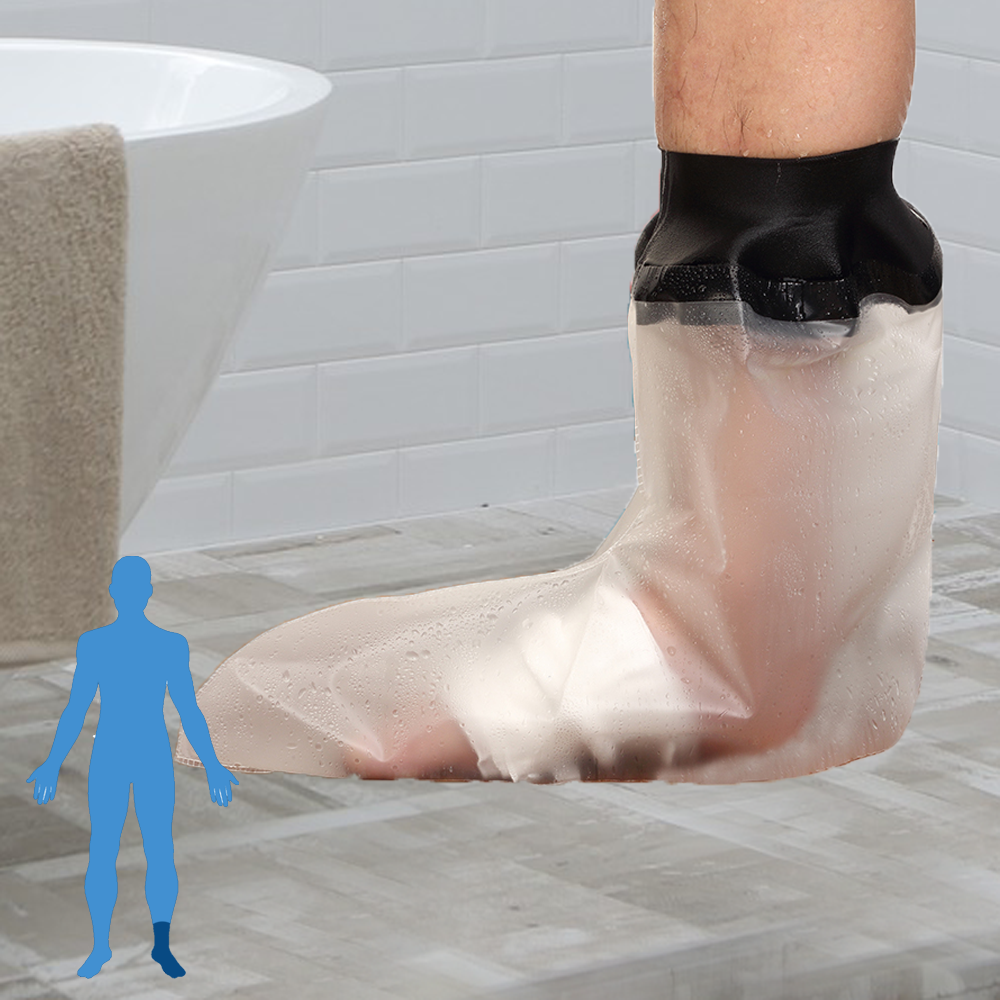 Waterproof | FOOT | Cast Protector Cover For Showering